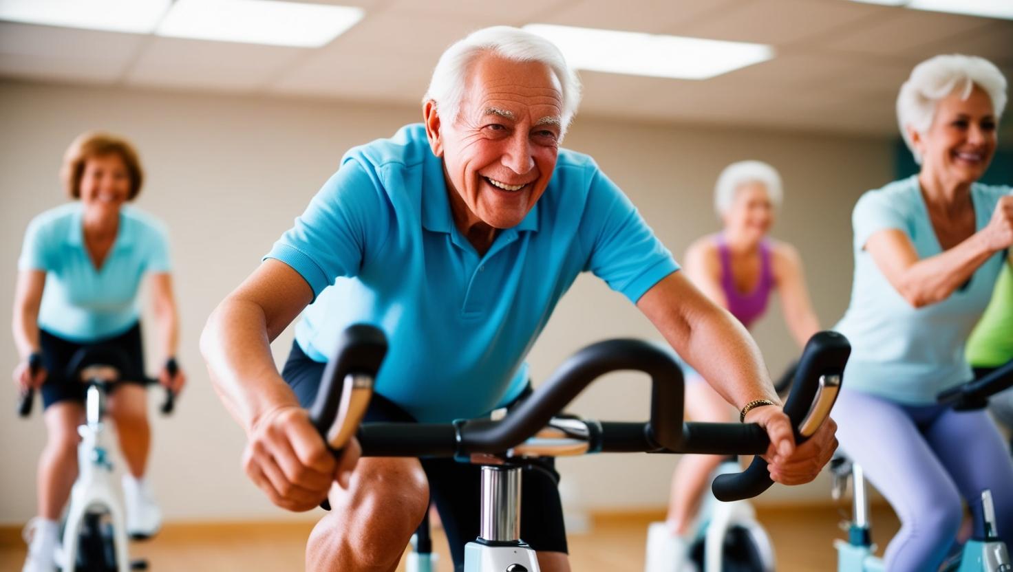 Indoor Cycling For Seniors: - Senior Citizen Fitness