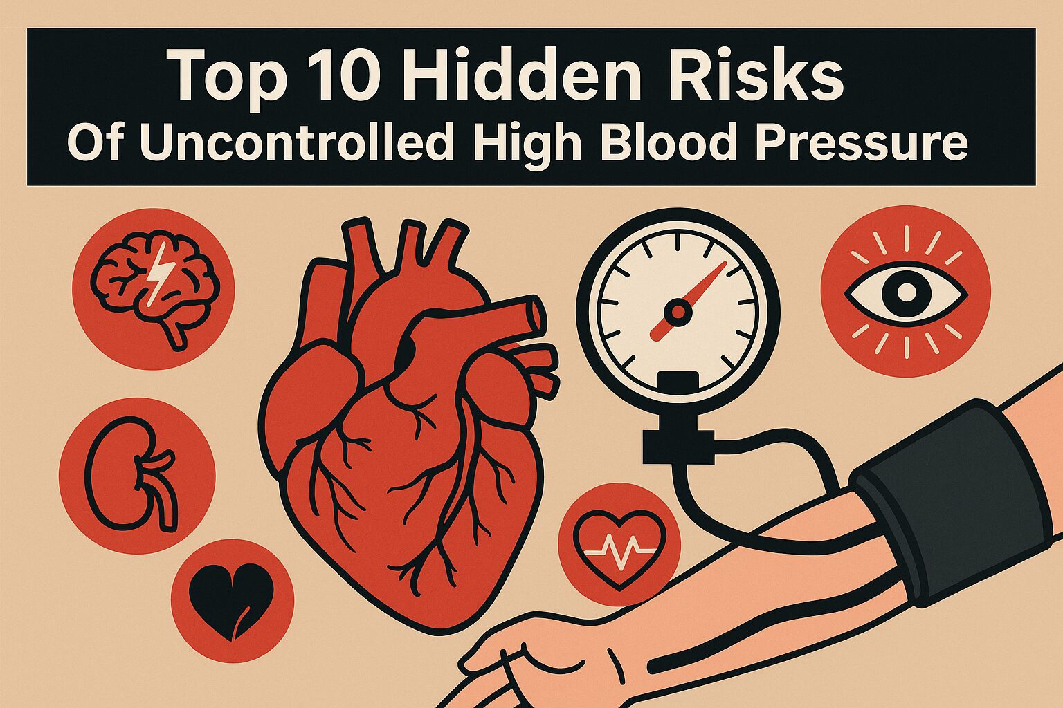 Top 10 Hidden Risks Of Uncontrolled High Blood Pressure