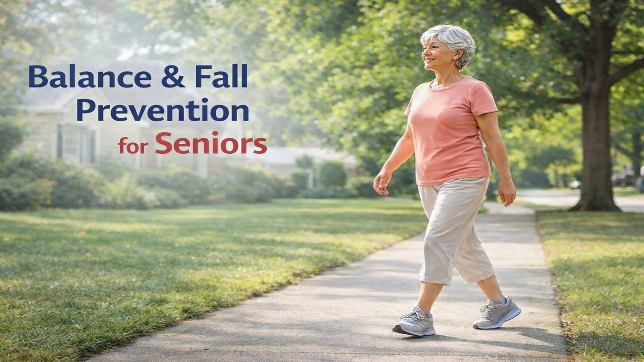 Balance And Fall Prevention For Seniors - Senior Citizen Fitness